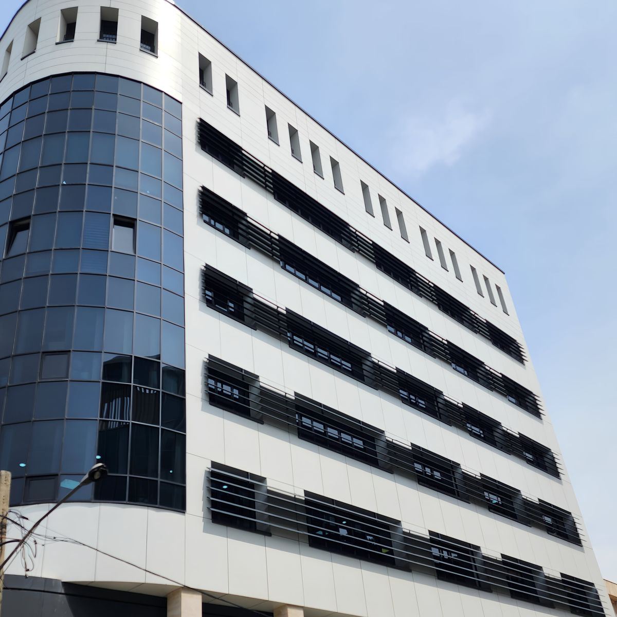 High pressure laminate (HPL) facade panel PeliCompact Plain Colors ...